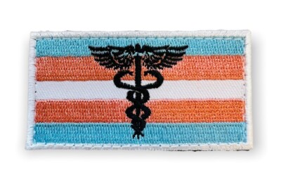 Transgender Caduceus Nurse Hook & Loop Patch 7cm x 3.5 cm NHS | eBay