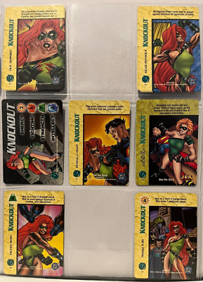 Overpower Collectible DC Card Game - Knockout Character Cards Set of 15 ...