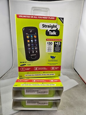 x3 LOT Samsung SGH T528G - Black - Straight Talk - 3G/Wi-Fi ...