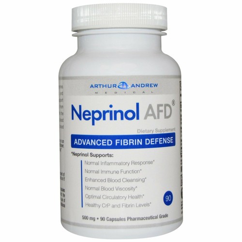 Arthur Andrew Medical, Neprinol AFD, Advanced Fibrin Defense, 500 mg ...