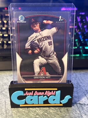 2023 Bowman Chrome Draft Grayson Hitt 1st Arizona Diamondbacks MM | eBay