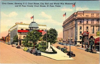 Postcard MONUMENT SCENE El Paso Texas TX j/01 AM2100 | eBay