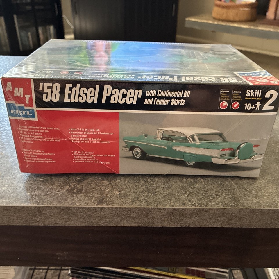 AMT /ERTL '58 EDSEL PACER WITH CONTINENTAL KIT & FENDER SKIRTS "NEW" | eBay