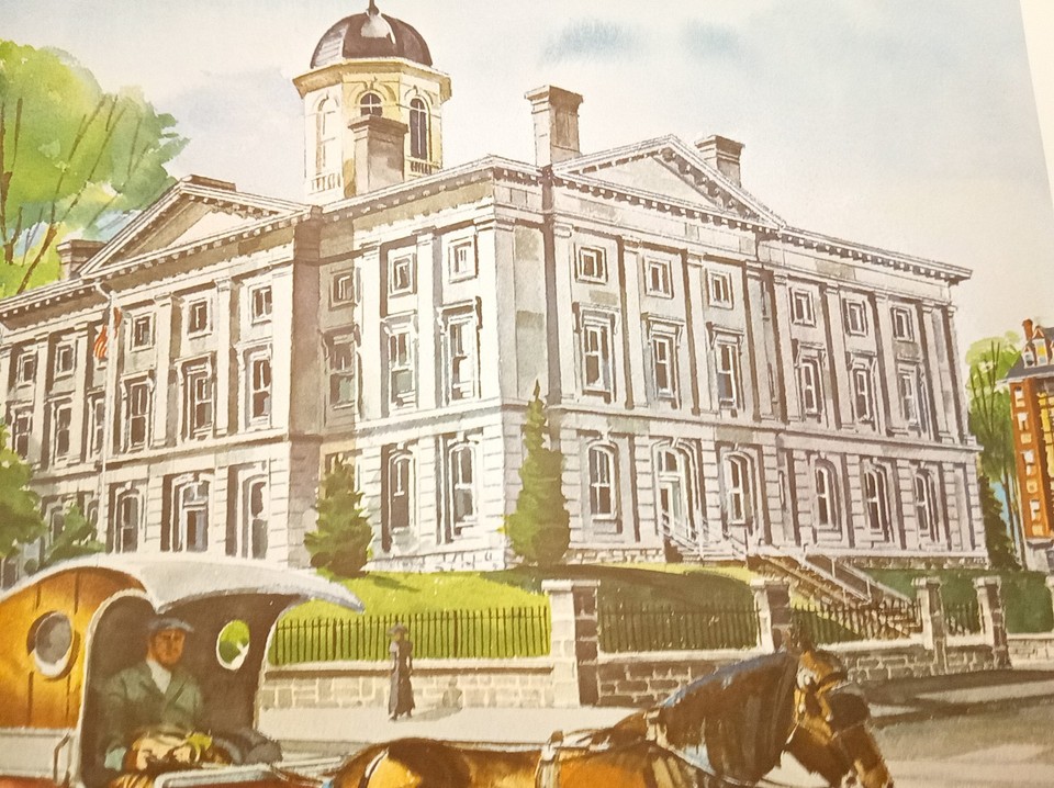 Vintage Newman Myrah print old Portland Oregon horse & buggy | eBay