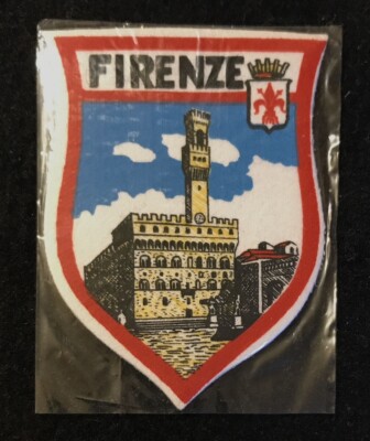 FIRENZE (FLORENCE) NOS Souvenir Patch ITALY Crest Travel UNUSED | eBay