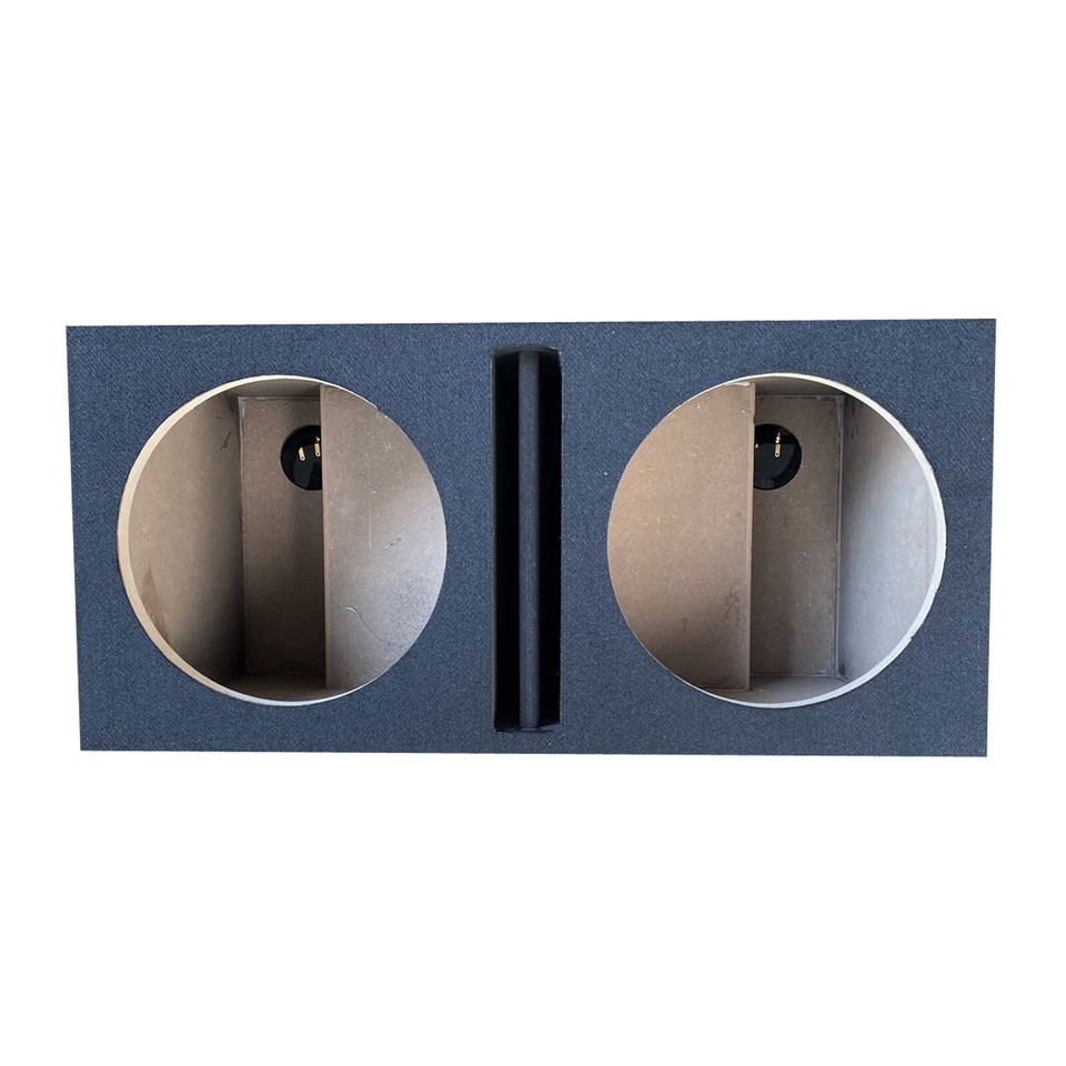 PRO DUAL 12" PORTED SUBWOOFER ENCLOSURE CAR AUDIO SPEAKER BOX ALL MDF ...