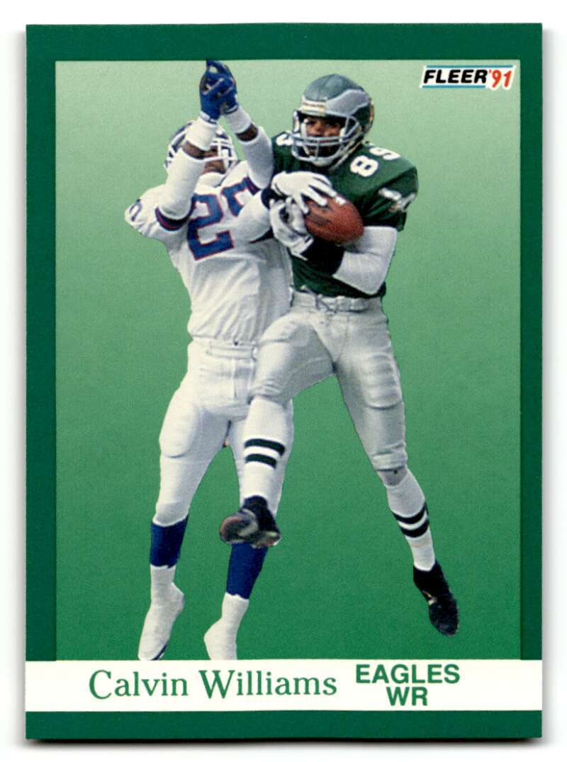 1991 Fleer #337 Calvin Williams Philadelphia Eagles Football Cards N ID ...
