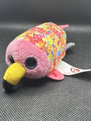 TY Teenie Boos Gilda Flamingo Plush Stuffed Animal Toy McDonalds Happy ...