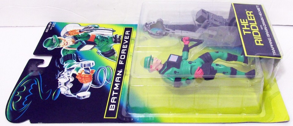 1995 KENNER BATMAN FOREVER TWO-FACE & RIDDLER 2 ACTION FIGURES + CANNON ...