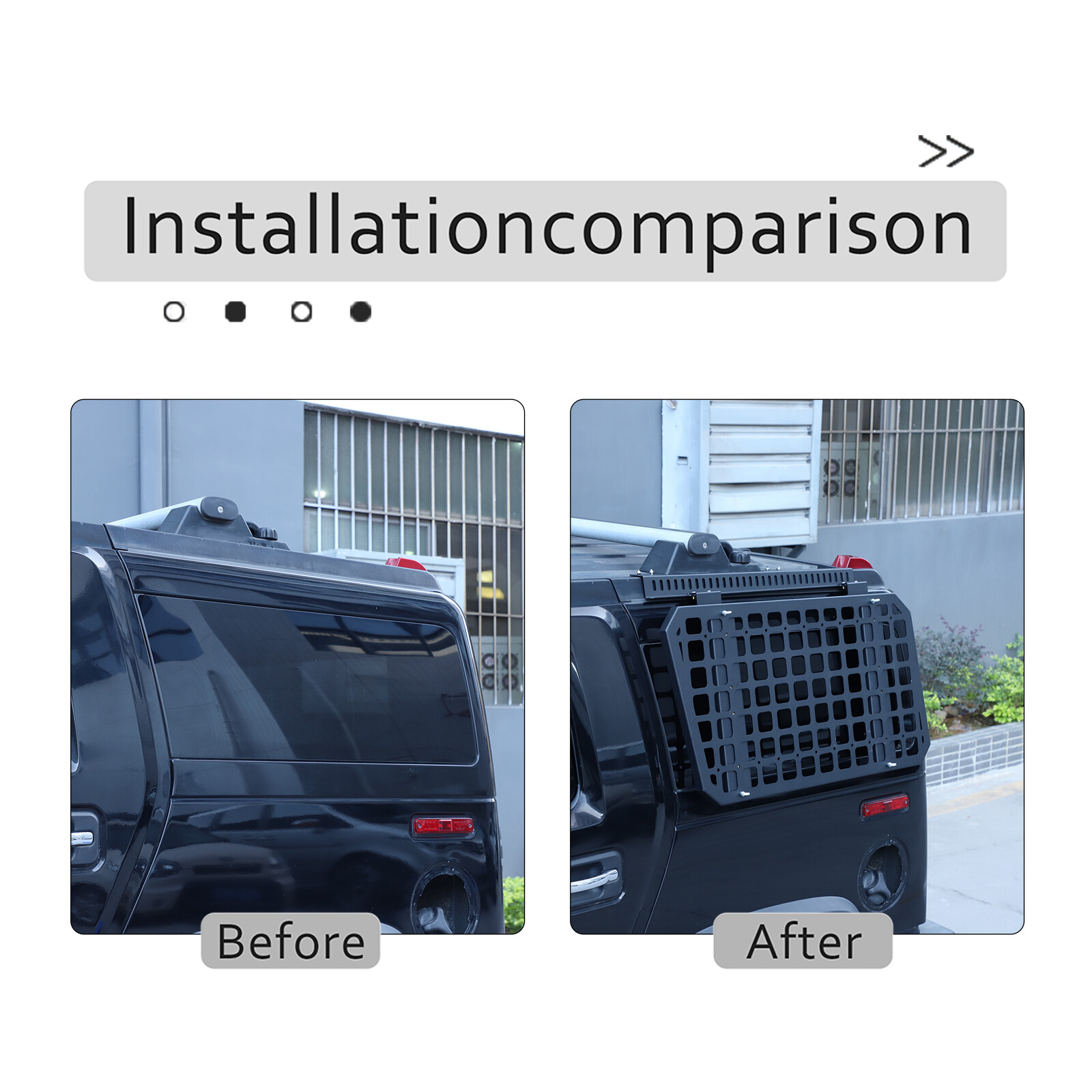 Fits 03-09 Hummer H2 Driver Side Trunk Exterior Window Molle Panel ...