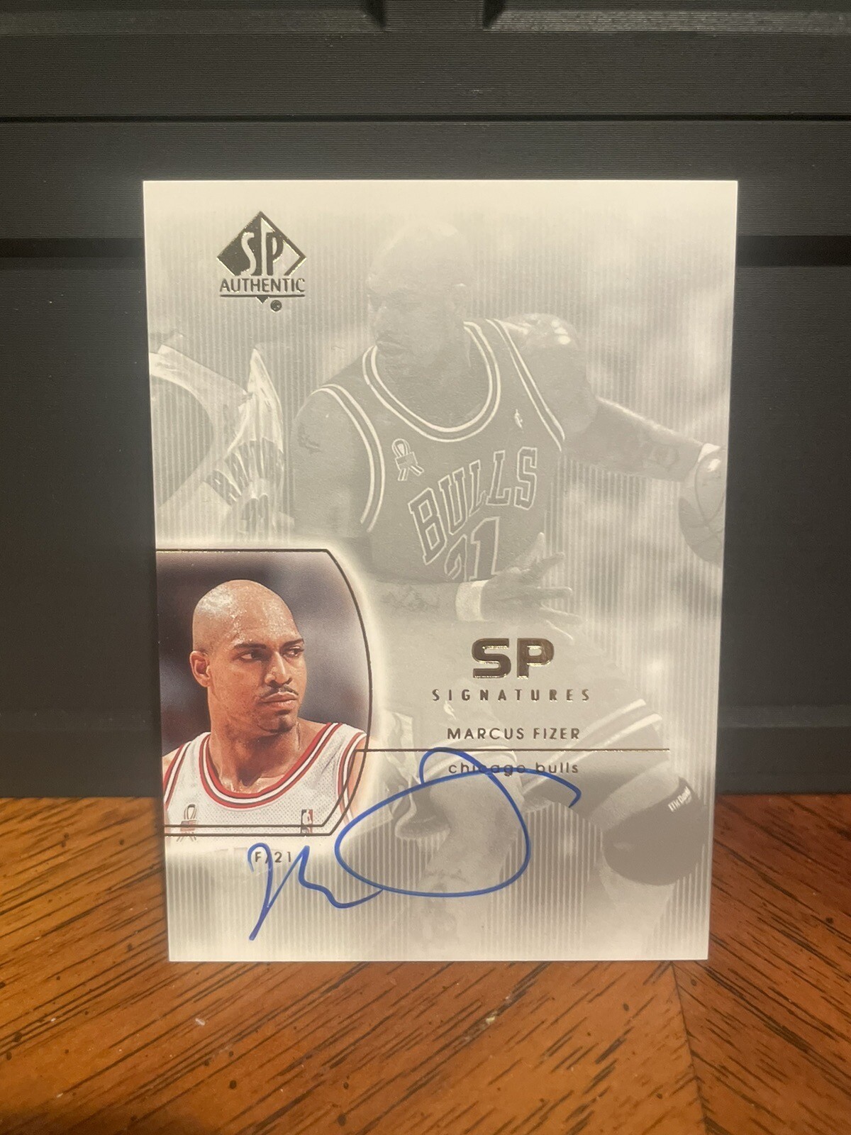 2002-03 SP Authentic SP Signatures Marcus Fizer #MF Auto Bulls 3301 | eBay
