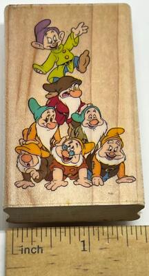 Rubber Stampede Stamp Disney Snow White and the Seven Dwarfs A357E ...