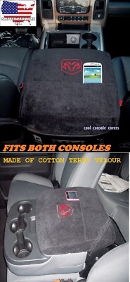 Ram Black Cotton Terry Velour Console Cover Black Cotton Terry Velour ...