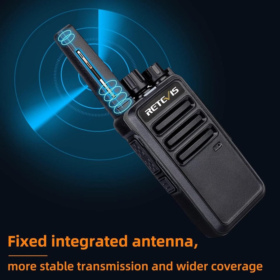 2* Retevis RT68 Walkie Talkies Long Range 1200mAh Rechargeable VOX Two ...