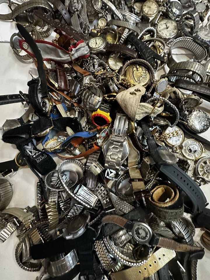 21 LB | 250+ Watches! | HUGE Bulk Watch Lot | Untested Mechanical ...