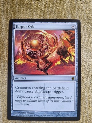 MTG Magic the Gathering Torpor Orb (162/181) New Phyrexia NM | eBay