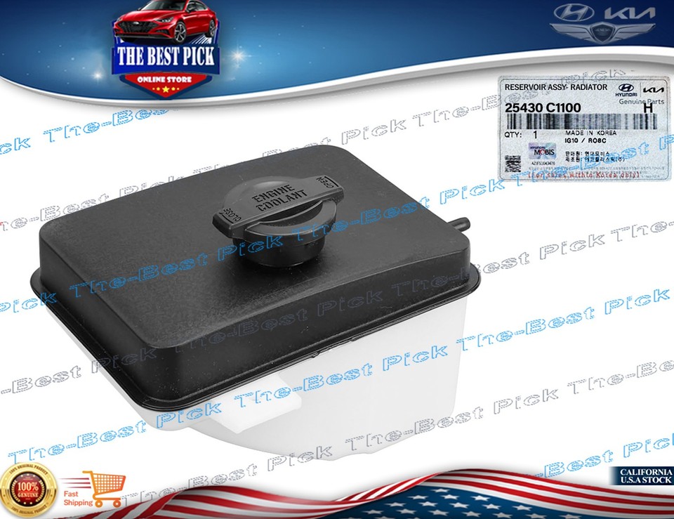 ⭐GENUINE⭐ OEM Coolant Reservoir Tank For 2015-2019 Hyundai Sonata ...