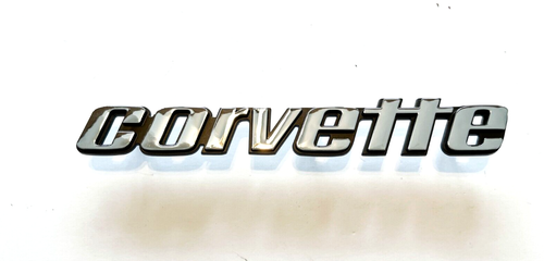 1x 1976 Late - 1979 Corvette Rear Bumper Emblems Badges C3 New | eBay