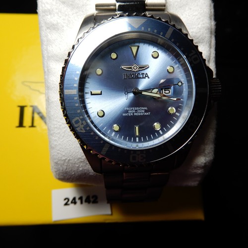NEW IN BOX! GREAT PRICE! Invicta PRO DIVER-Blue Face/Bezel-SS Band-200m ...