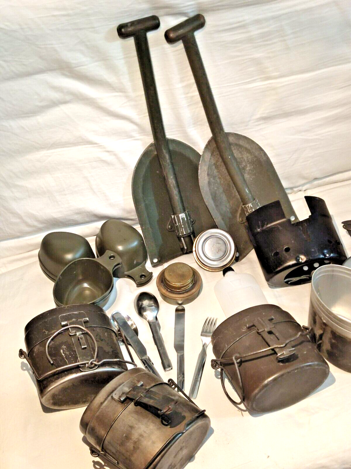 Swedish Army Trangia Cookset Accesories M40 Cutlery Shovel Kuksa ...
