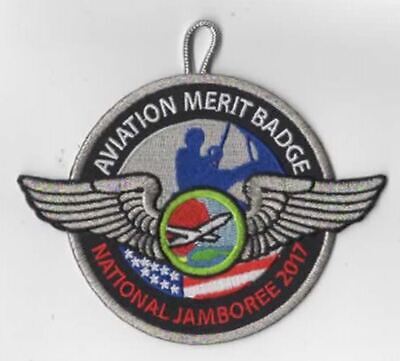 2017 National Jamboree Patch Aviation Merit Badge SILVER Bdr. [KY-6678 ...