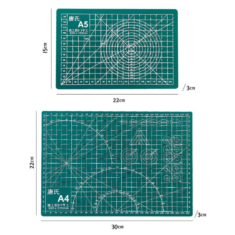 Self Healing PVC Cutting Mat, Double Sided, Gridded Rotary Cutting ...