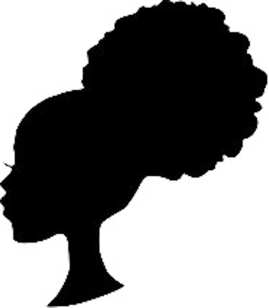 Zwarte Barbie Silhouet Afro Black Barbie SVG