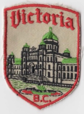 New Vintage Patch Badge Emblem Souvenir Travel Sew On Victoria Patch ...