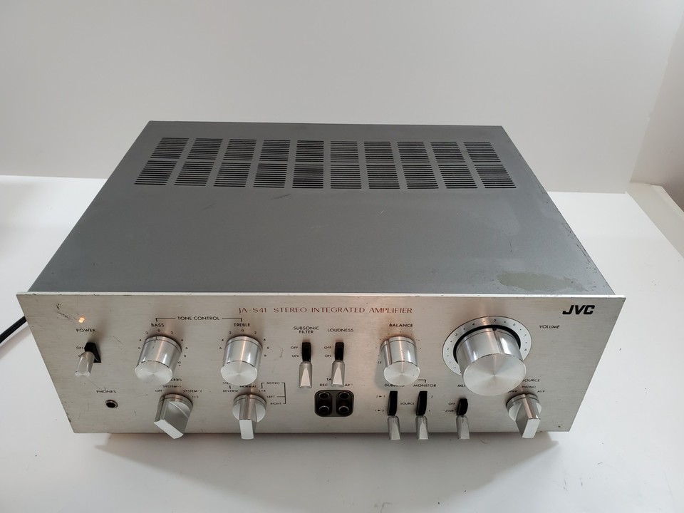 Vintage 1976 JVC JA-S41 ~ Stereo Integrated Amplifier ~ 60 WPC into 8Ω ...