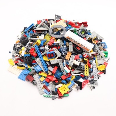 Approx 1kg Mixed Bulk LEGO Bricks Parts & Classic Spacemen Minifigures ...