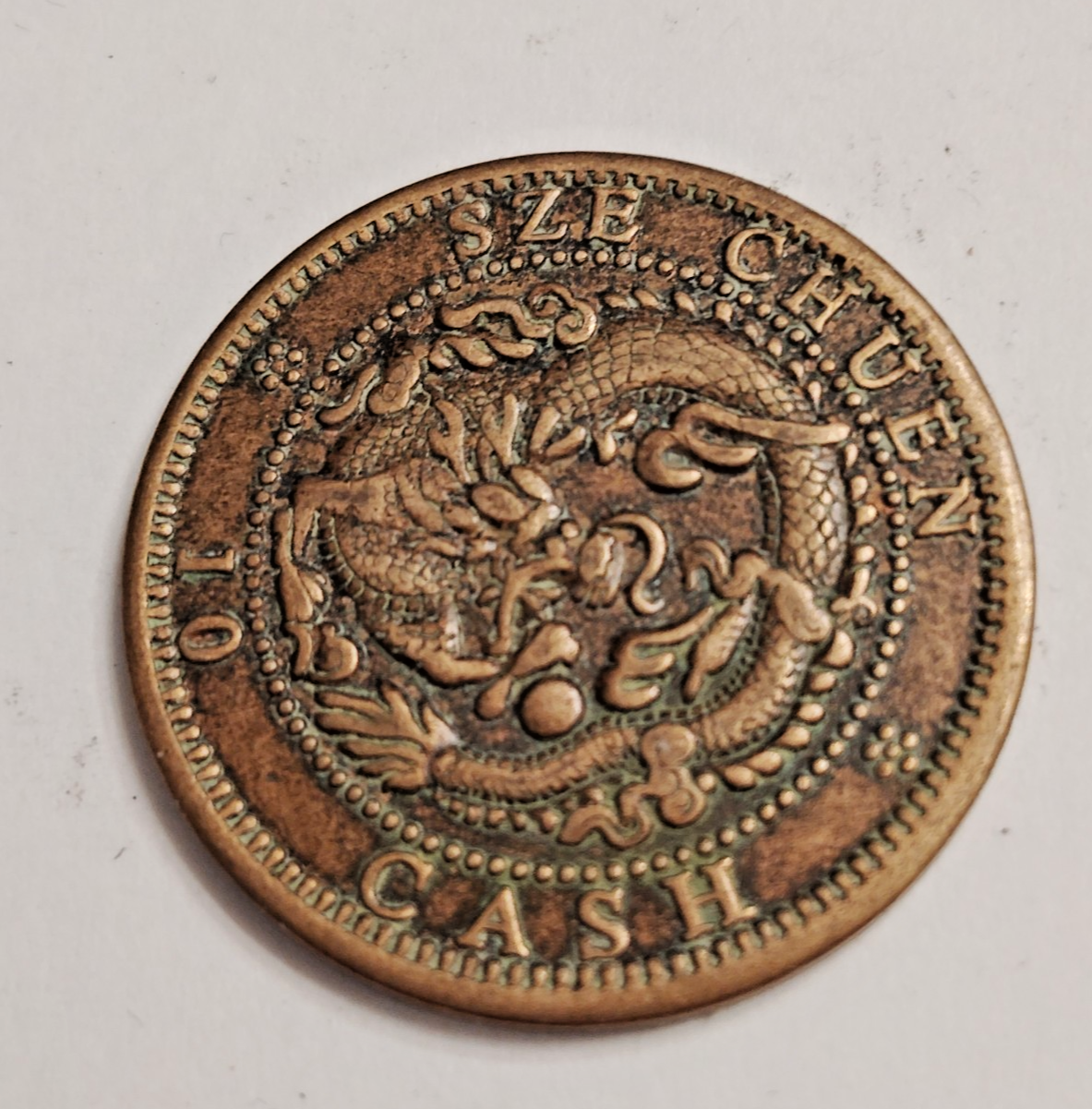 1) Ancient Chinese Cash Dollar - China Bronze Copper Coin A-03 - D ...