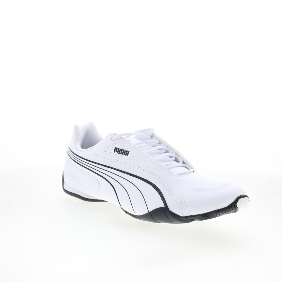 Puma Redon Bungee 38816701 Mens White Leather Lifestyle Sneakers Shoes ...