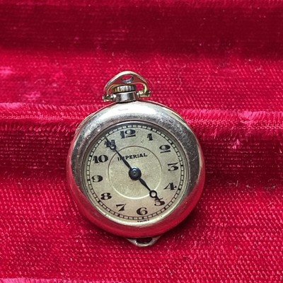Vintage Working 7 Jewels Imperial Ladies Gold Filled? Pocket Watch ...