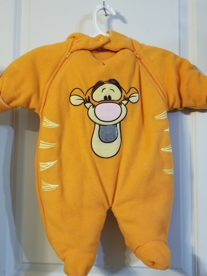 DISNEY WINNIE THE POOH INFANT TIGGER HALLOWEEN COSTUME ONE PIECE 3-6 ...