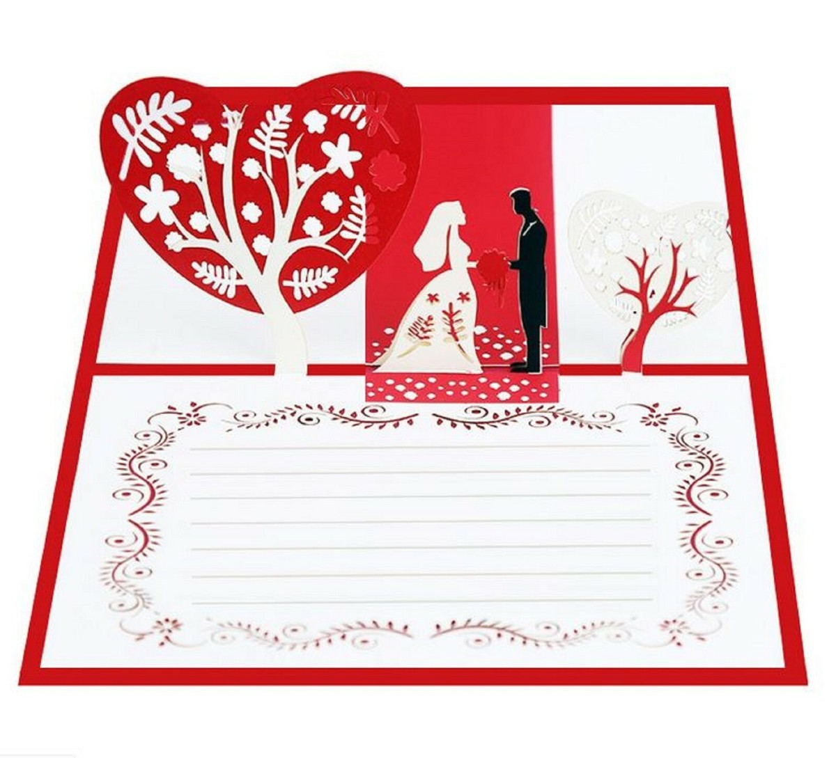 Pop Up Wedding Card Designs