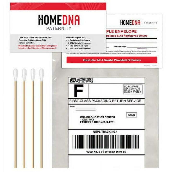 Identigene DNA Paternity Collection Confidential Test Kit Fast and ...