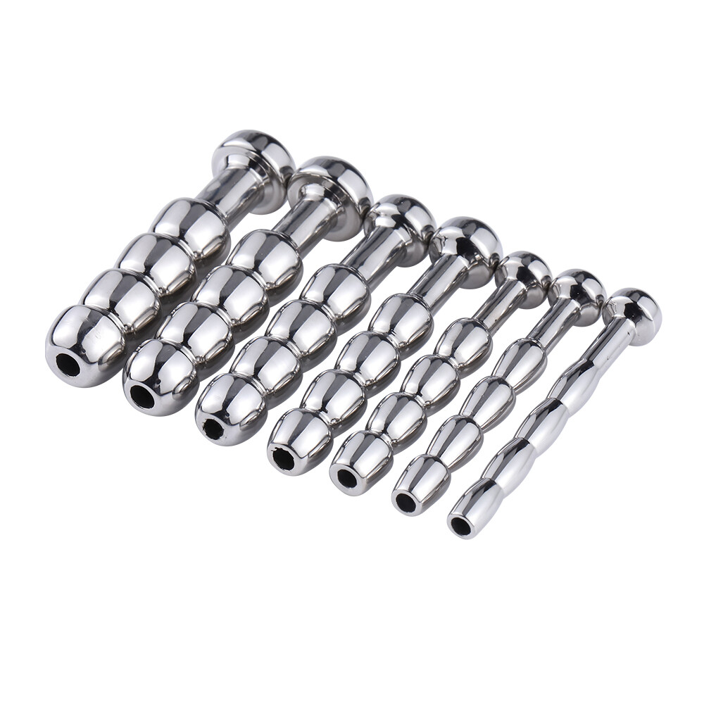5-11mm Urethral Sounding Bead Hollow Sounds Stainless Steel Dilator ...