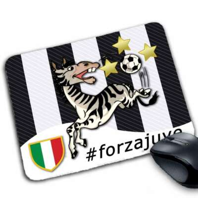 Tappetino Mouse Pad personalizzabile logo foto.. Forza Juventus Juve ...