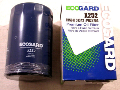 ECOGARD X252 Premium Oil Filter PH561,51342,PH2870A | eBay