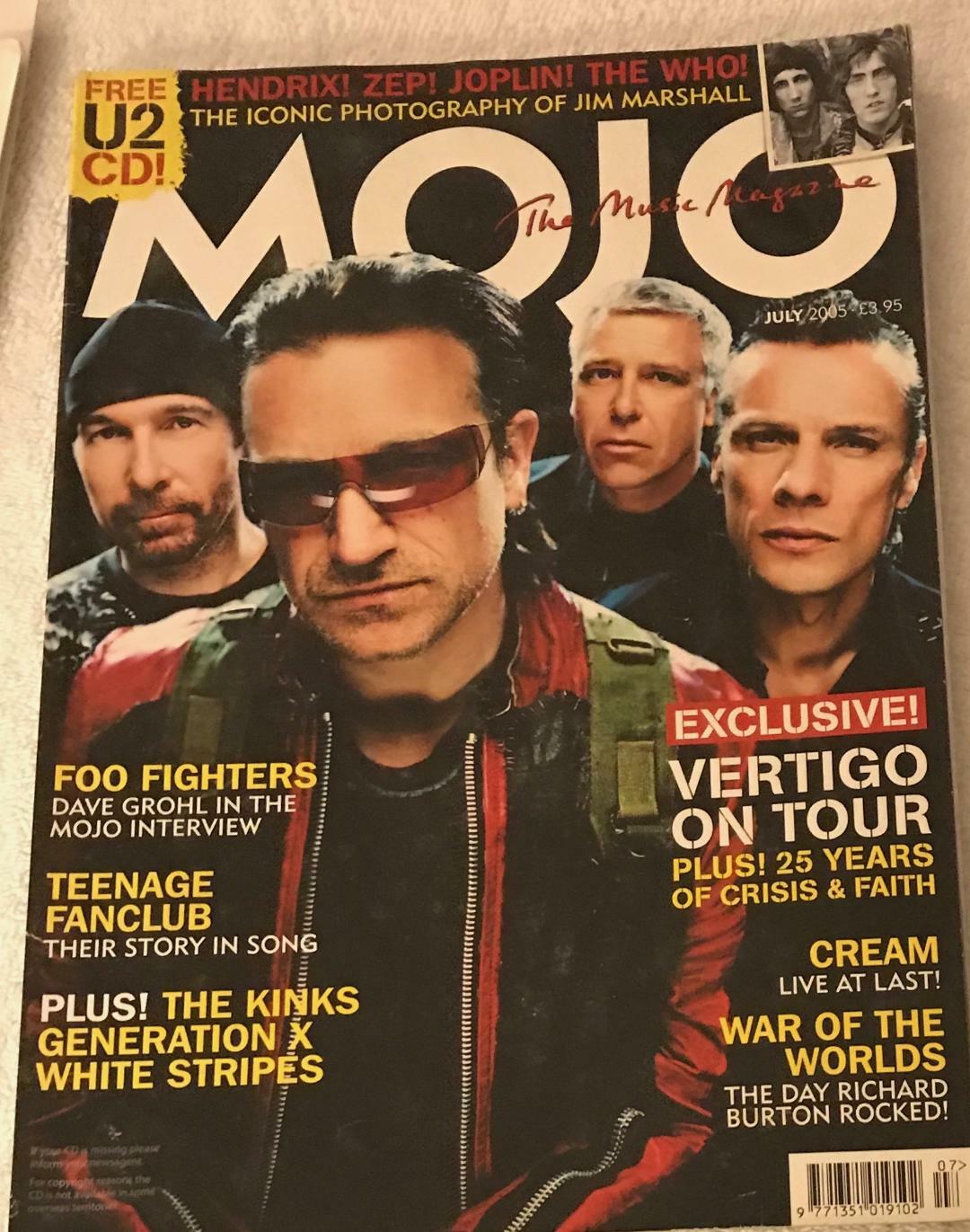 MOJO MAG : U2 ; No CD ..2005 LN in COLTR. SLEEVE | eBay