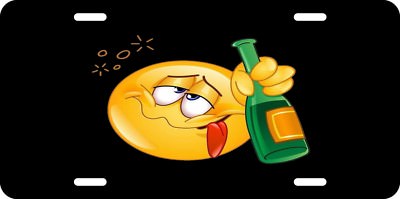 DRUNK EMOJI License Plate FREE SHIPPING!!! | eBay
