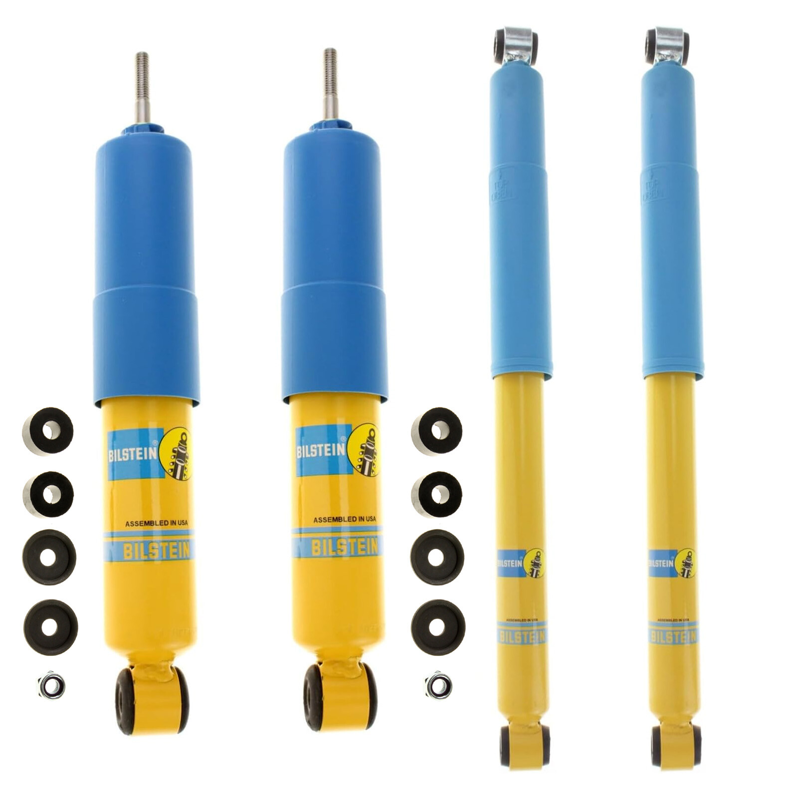 Bilstein 4600 Front & Rear Gas Shocks for 00-04 Nissan Frontier Xterra ...