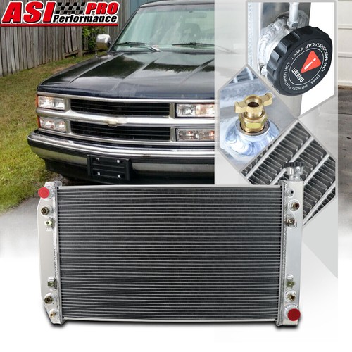 4-Row Aluminum Radiator For 88-1995 Chevy GMC C/K Series 1500 2500 3500 ...