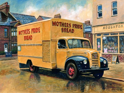 Mothers Pride Bread Delivery 1950's British Lorries Trucks &Vans Metal ...