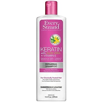 Every Strand Keratin with Aloe Vera Vitamin E Repairing Shampoo / 13.5 ...