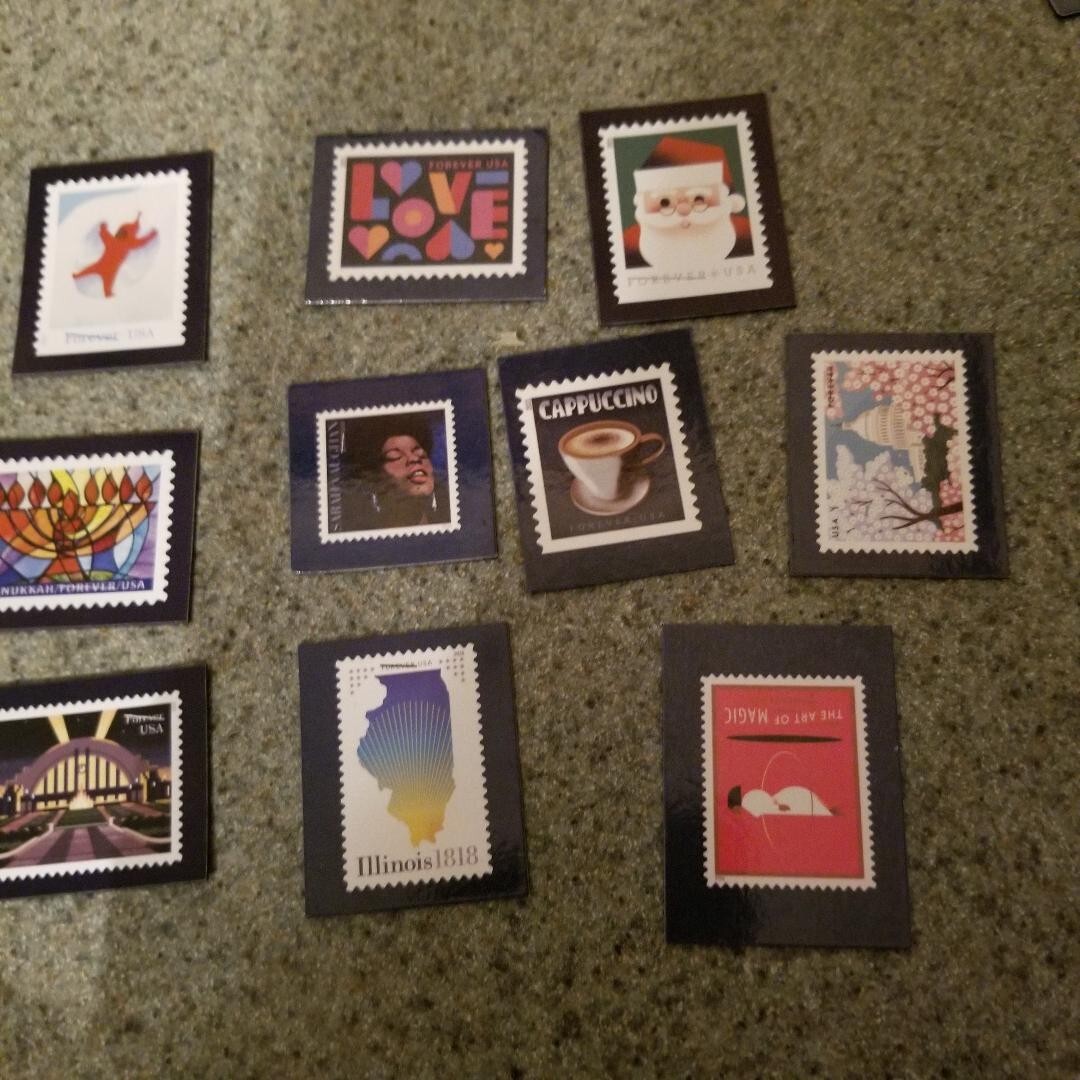 Lot of 10 USPS Promo Stamp Magnets (See Pictures) | eBay