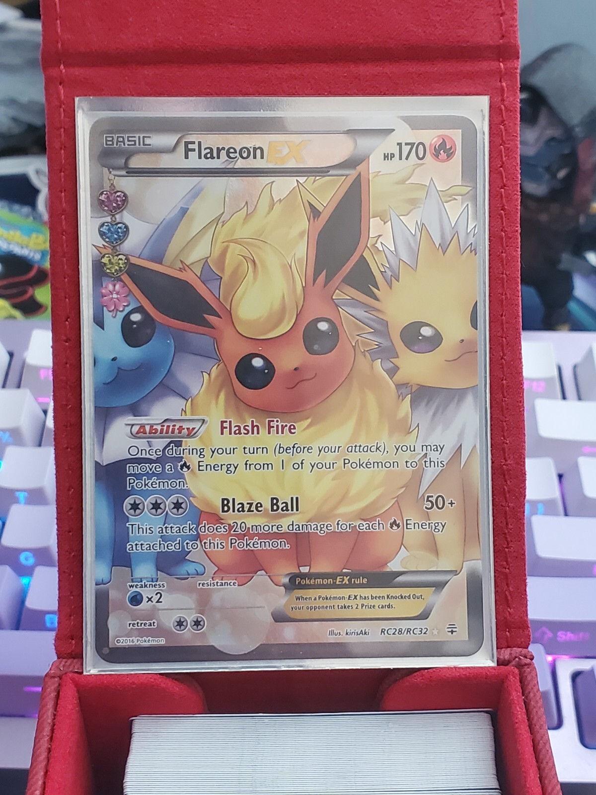 Pokémon TCG Flareon-EX Generations RC28-32 Holo Full Art Ultra Rare | eBay
