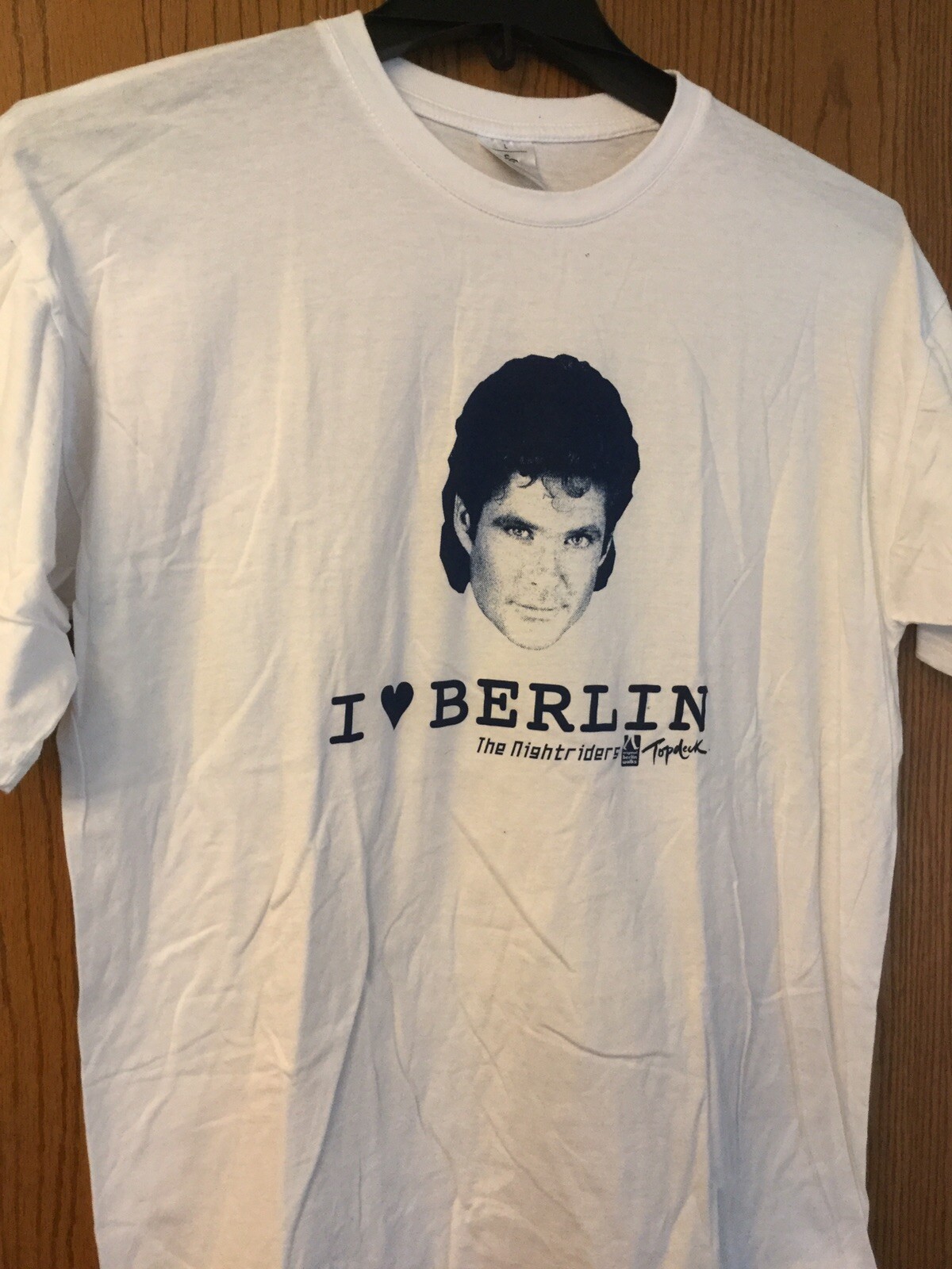 David Hasselhoff. White Shirt. L. - Gem