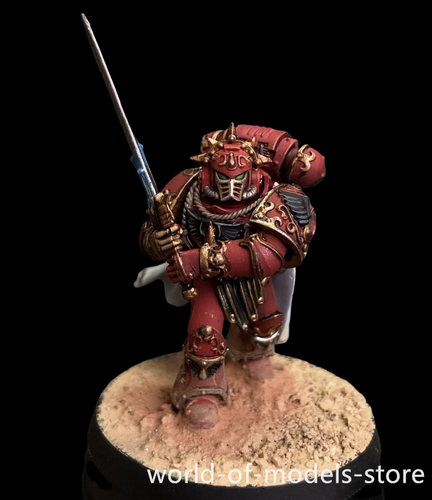 Space Marines Warhammer 40K Blood Angles Praetor Blood Angels painted ...