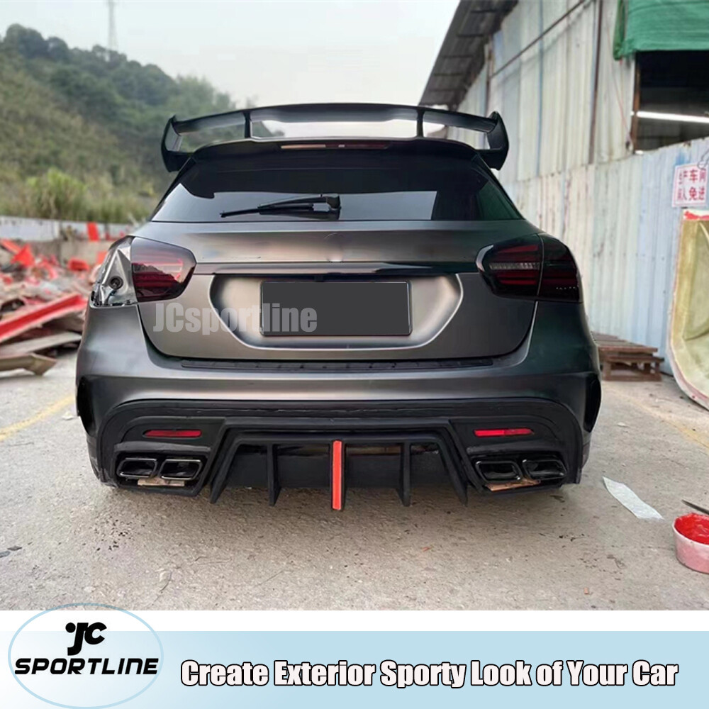 Carbon Fiber Rear Window Roof Spoiler Wing For Benz X156 GLA250 GLA45 ...